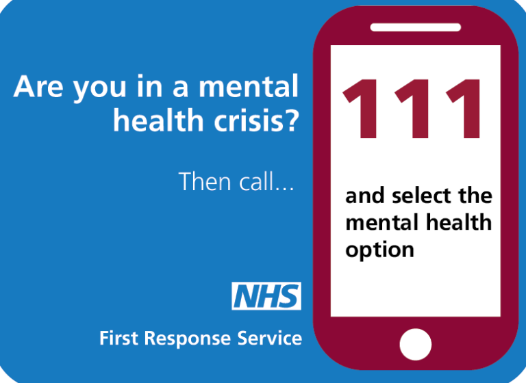 Crisis Response Service NHS 111 - Option 2 - Mount Chambers Medical Centre